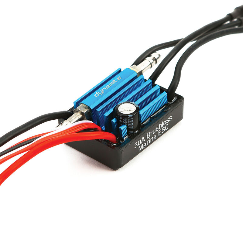 Dynamite DYNM3860 Dynamite 30A Brushless Marine ESC 2-3S - Hobby Action ...