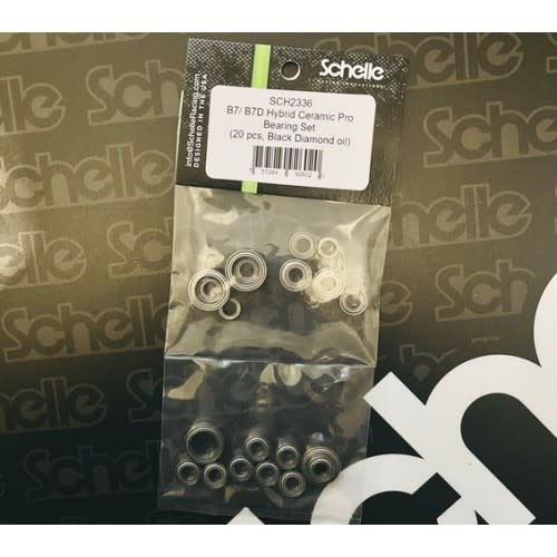 SCH2336 Schelle B7 / B7D Hybrid Ceramic Pro Bearing Set - Hobby Action ...