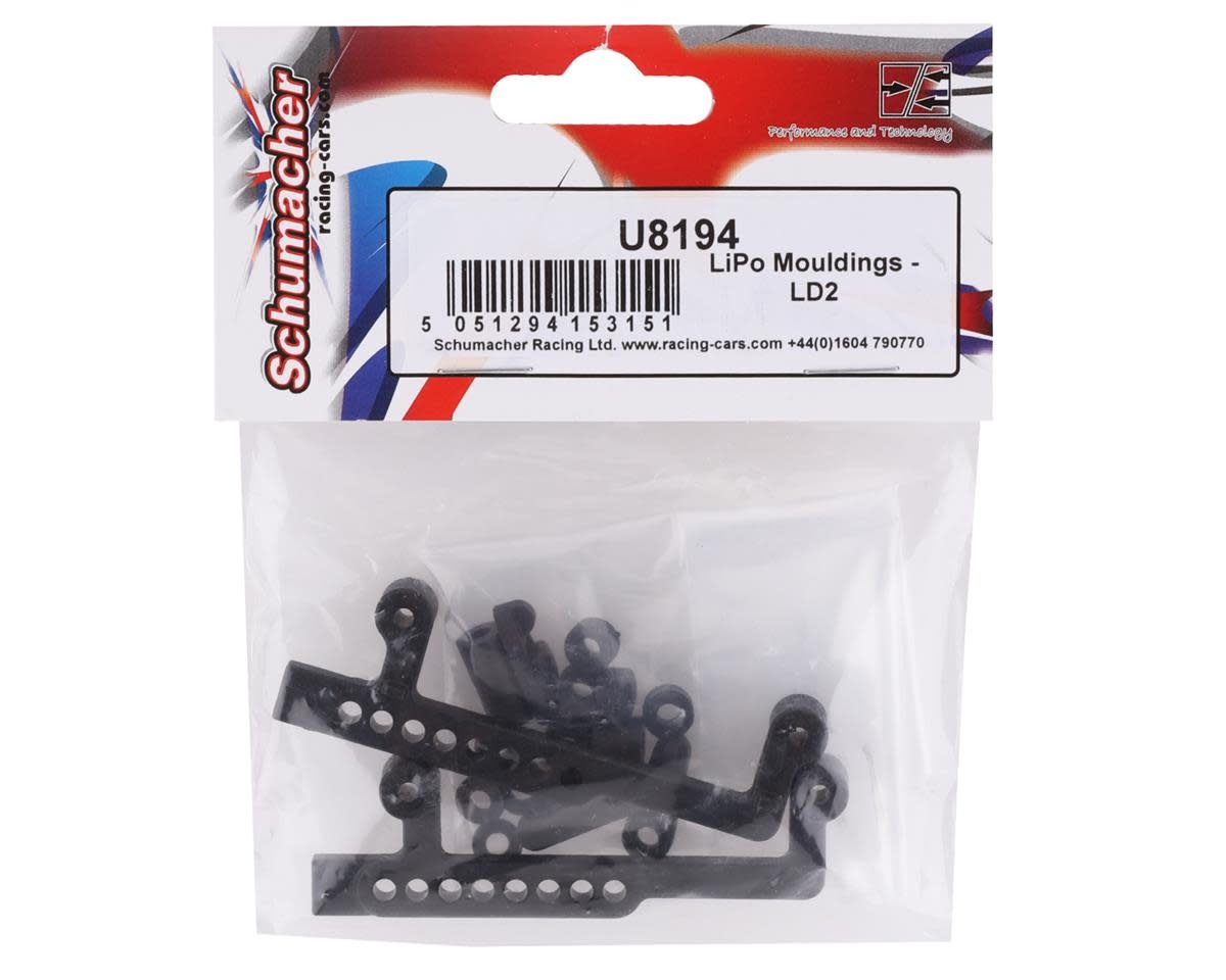 U8194 Schumacher Lipo Mounding LD2 LD3 ST2 - Hobby Action Chandler