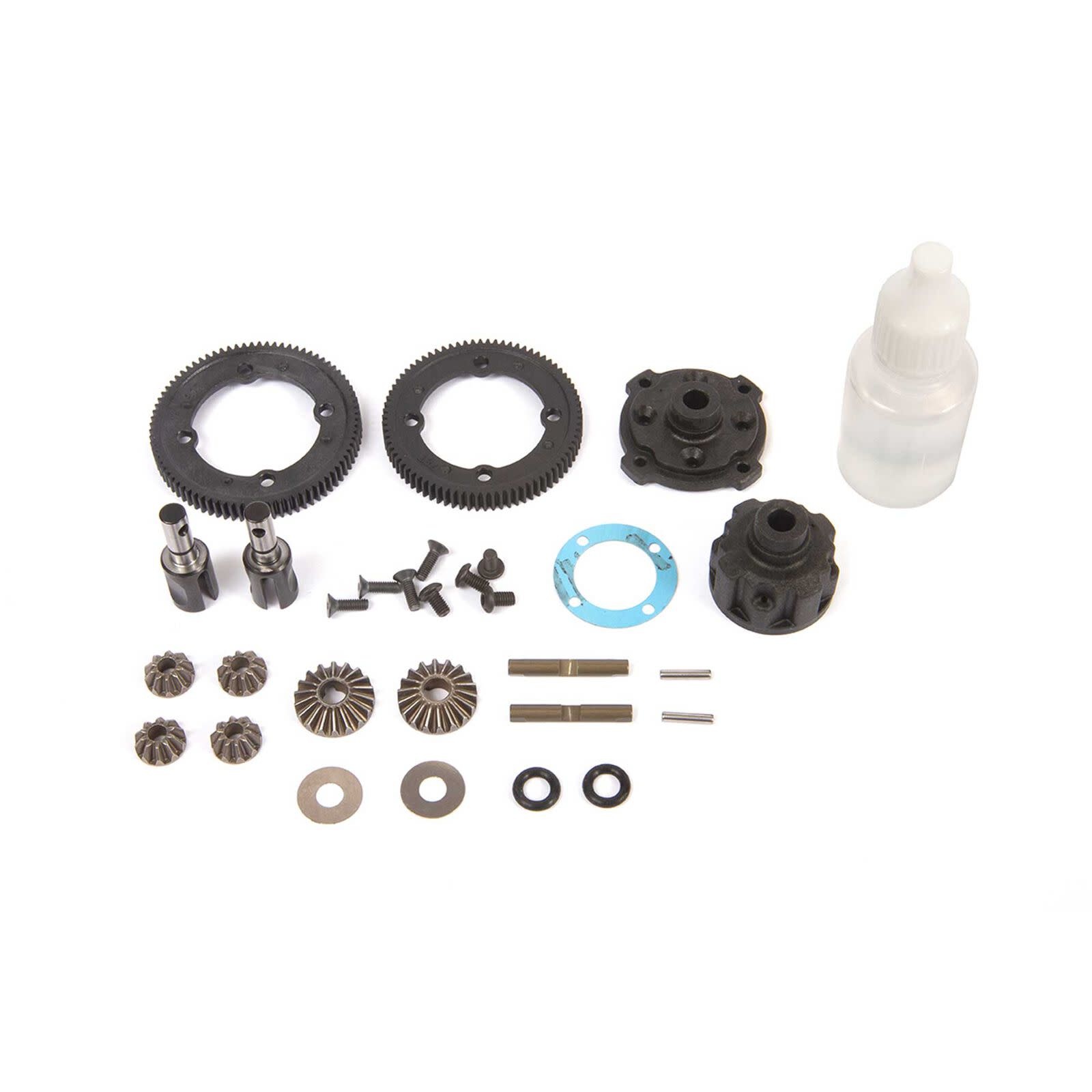 TLR TLR332085 TLR 22X-4 Complete Metal Center Gear Differential Set ...