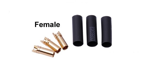 Hyperion HP-CONN-35-03F Hyperion 3.5mm Heavy Duty Gold Connectors (3 ...