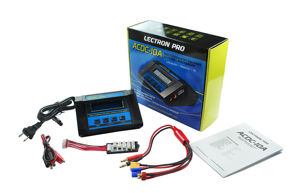 Lectron Pro ACDC-10A Lectron Pro 10A ACDC BALANCE CHARGER - Hobby Action Chandler