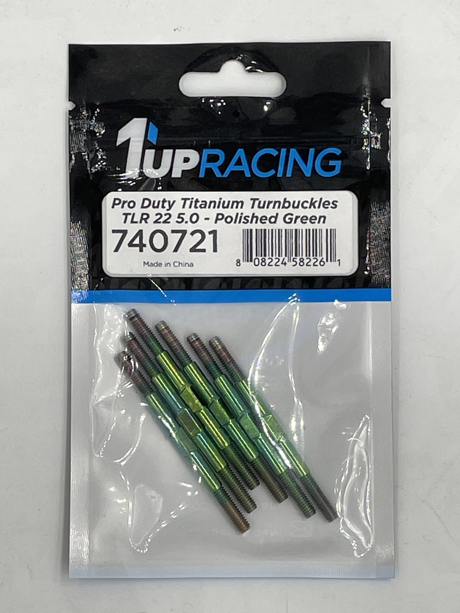 1UP ##1UP740721 1Up Racing Pro Duty Turnbuckles - TLR 22 5.0 Green - Hobby Action Chandler