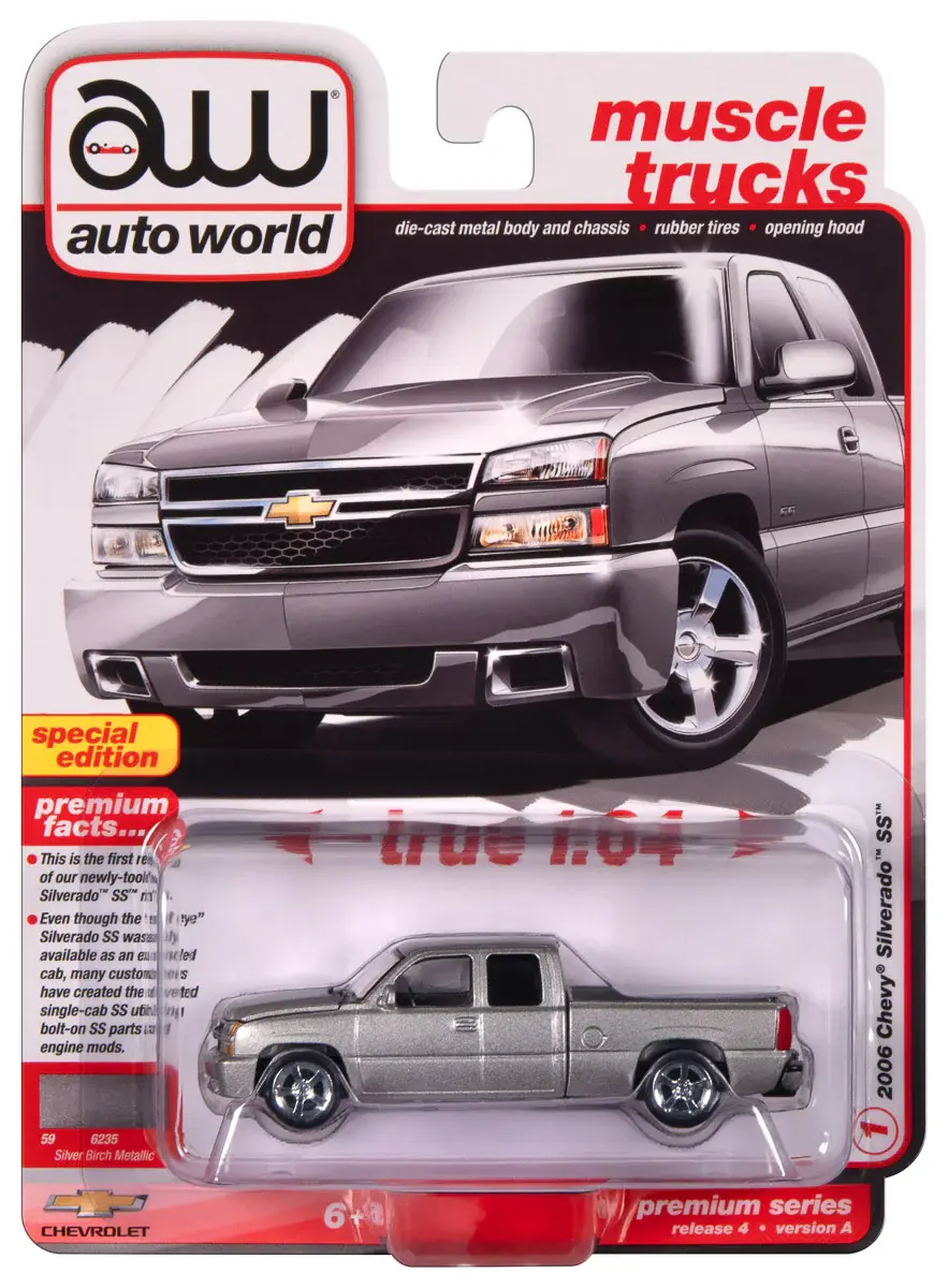Auto World AWSP163A Auto World 2006 Chevy Silverado SS Truck Extended ...
