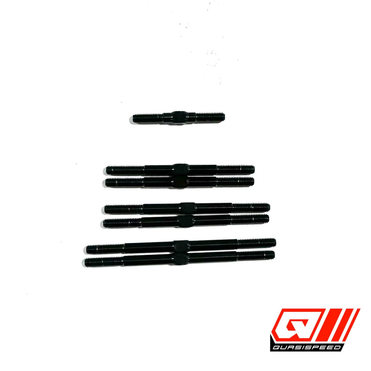 QS-1202 Quasi Speed 24 Assailant Black Turnbuckle Kit - Hobby Action ...