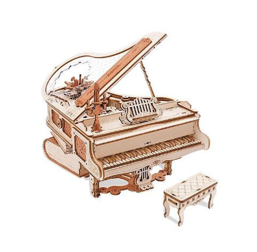 Robotime ROEAMK81 Robotime ROKR Magic Piano Mechanical Music Box 3D ...