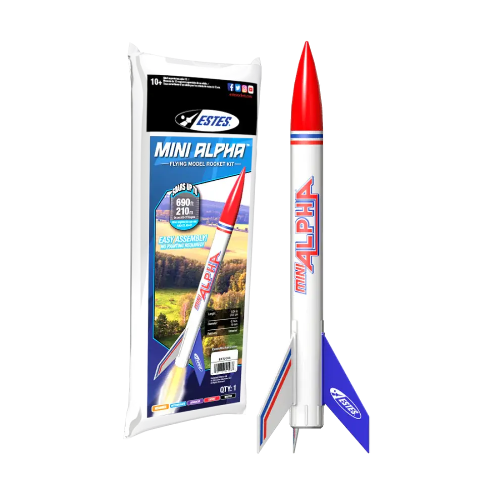 Estes EST2098 Estes Mini Alpha Flying Rocket Kit - Hobby Action Chandler