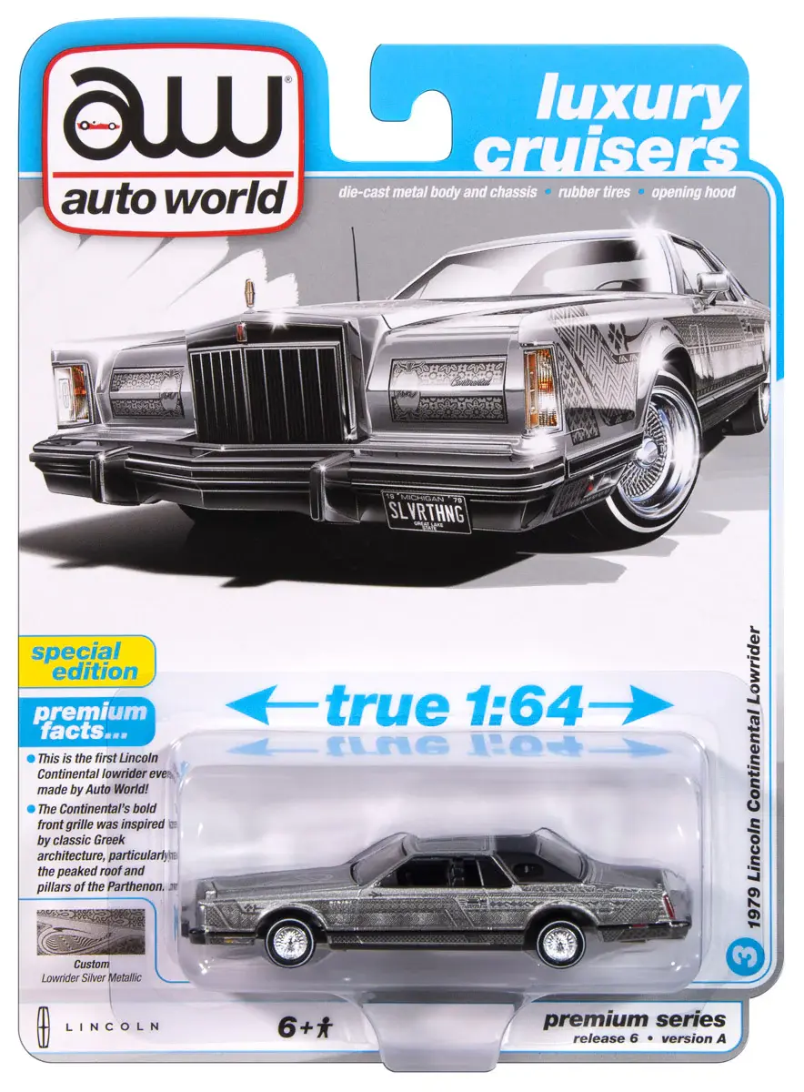 Auto World AWSP175A Auto World 1979 Lincoln Continental Lowrider ...
