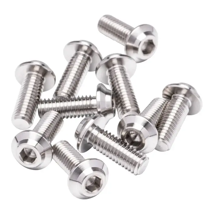 1UP72212-5 1up Racing Pro Duty Titanium Screws - LowPro Head- M2.5x12 ...