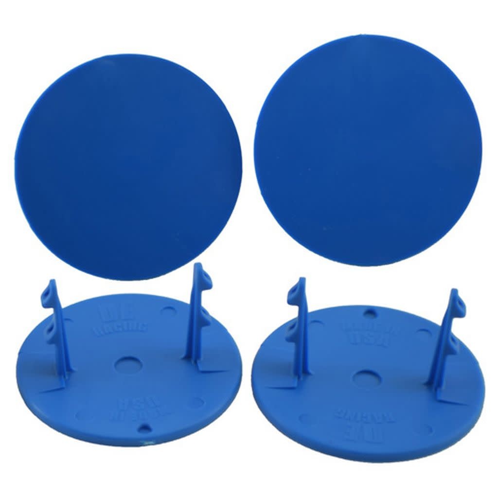 DERGMPB DE Racing Gambler Snap-In Mud Plugs (Blue) - Hobby Action Chandler