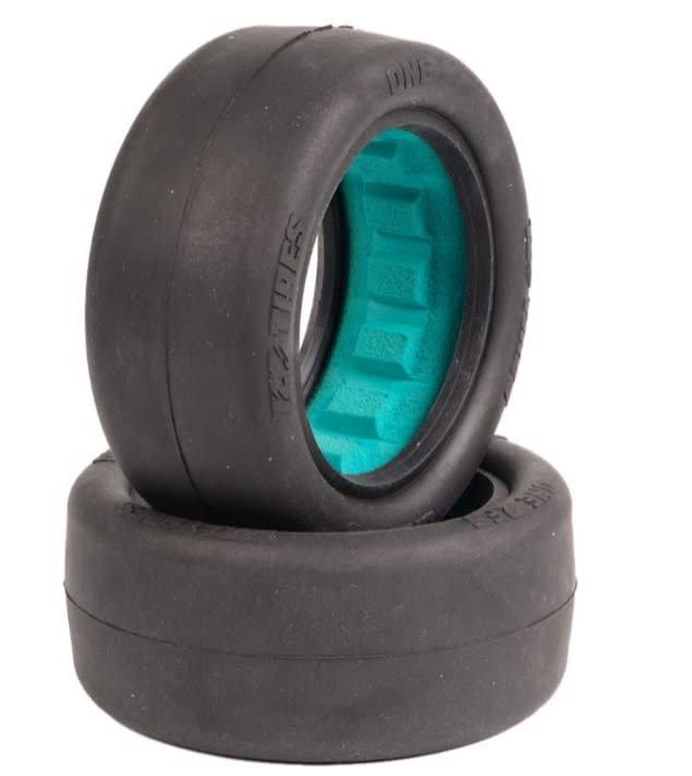 TZO TZO-ONE-4F-R1 TZO 1/10 4WD 2.2 Front Buggy Tire with Foam (1 pair ...