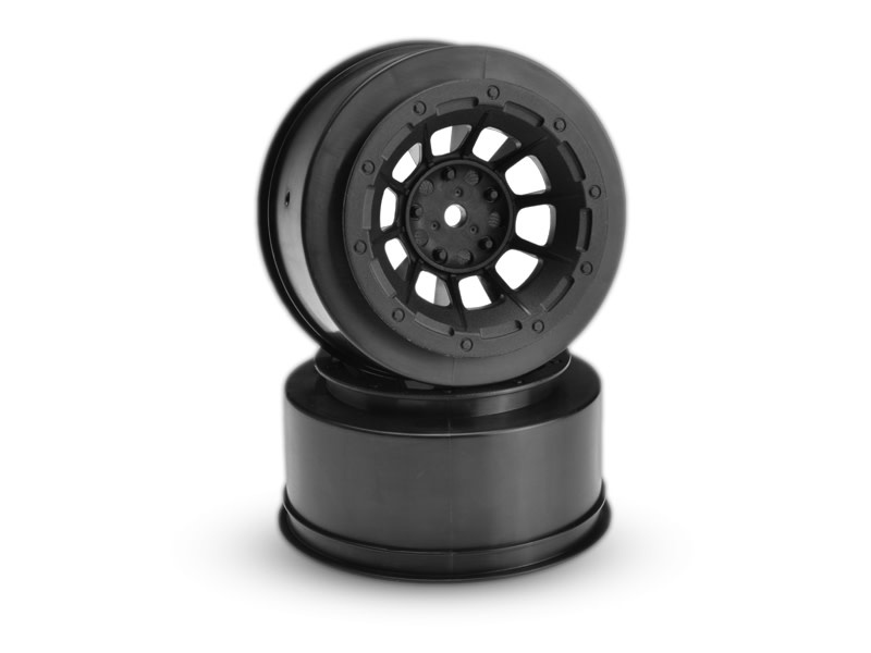 JConcepts JCO3350B JConcepts 12mm Hex Hazard Short Course Wheels (Black ...