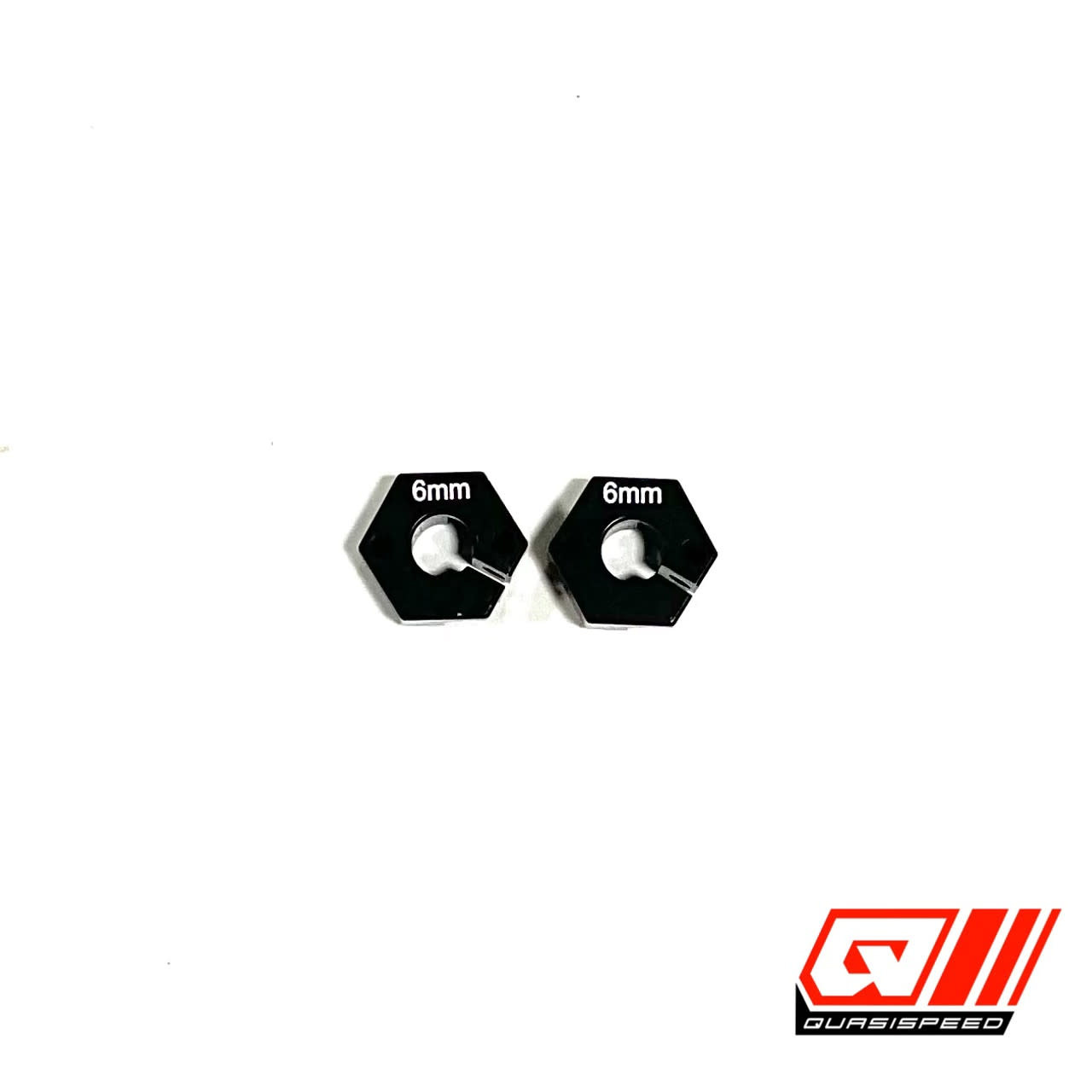 QS-1421 Quasi Speed 6mm Rear Wheel Hex Adapter with Pin - Hobby Action ...