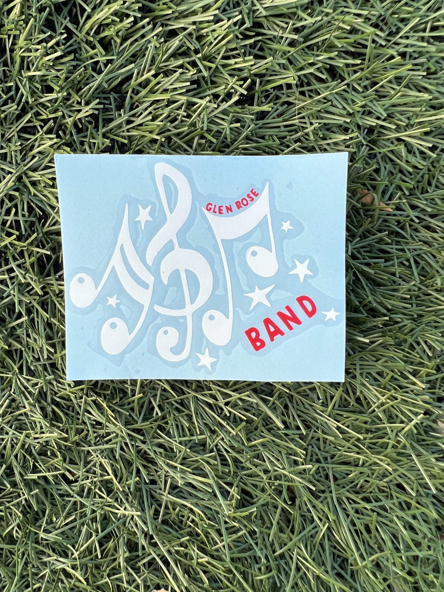Music Notes Band Decal - Glen Rose Athletic Booster Club