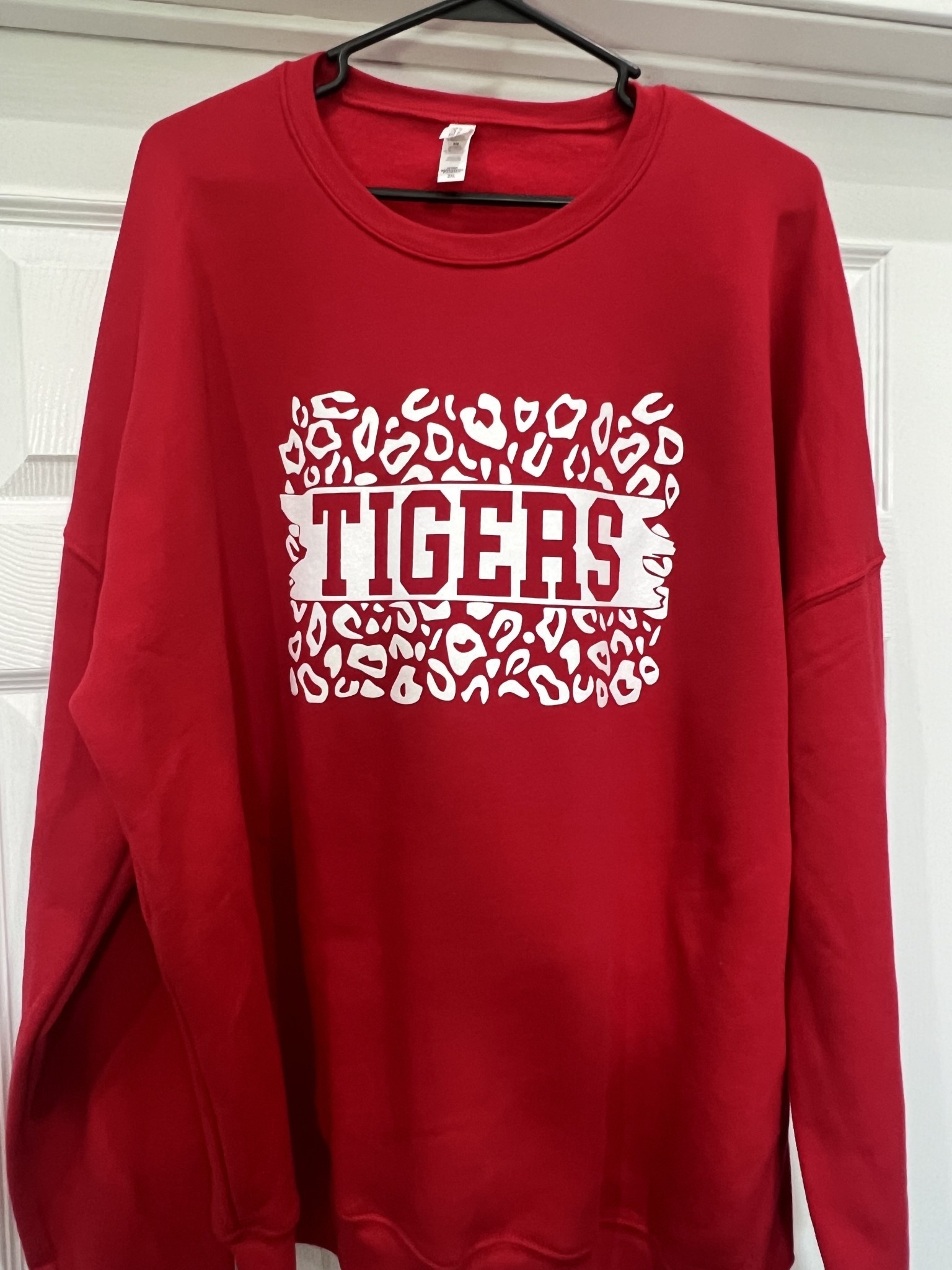 Bella Canvas Glitter Leopard Sweatshirt - Glen Rose Athletic Booster Club