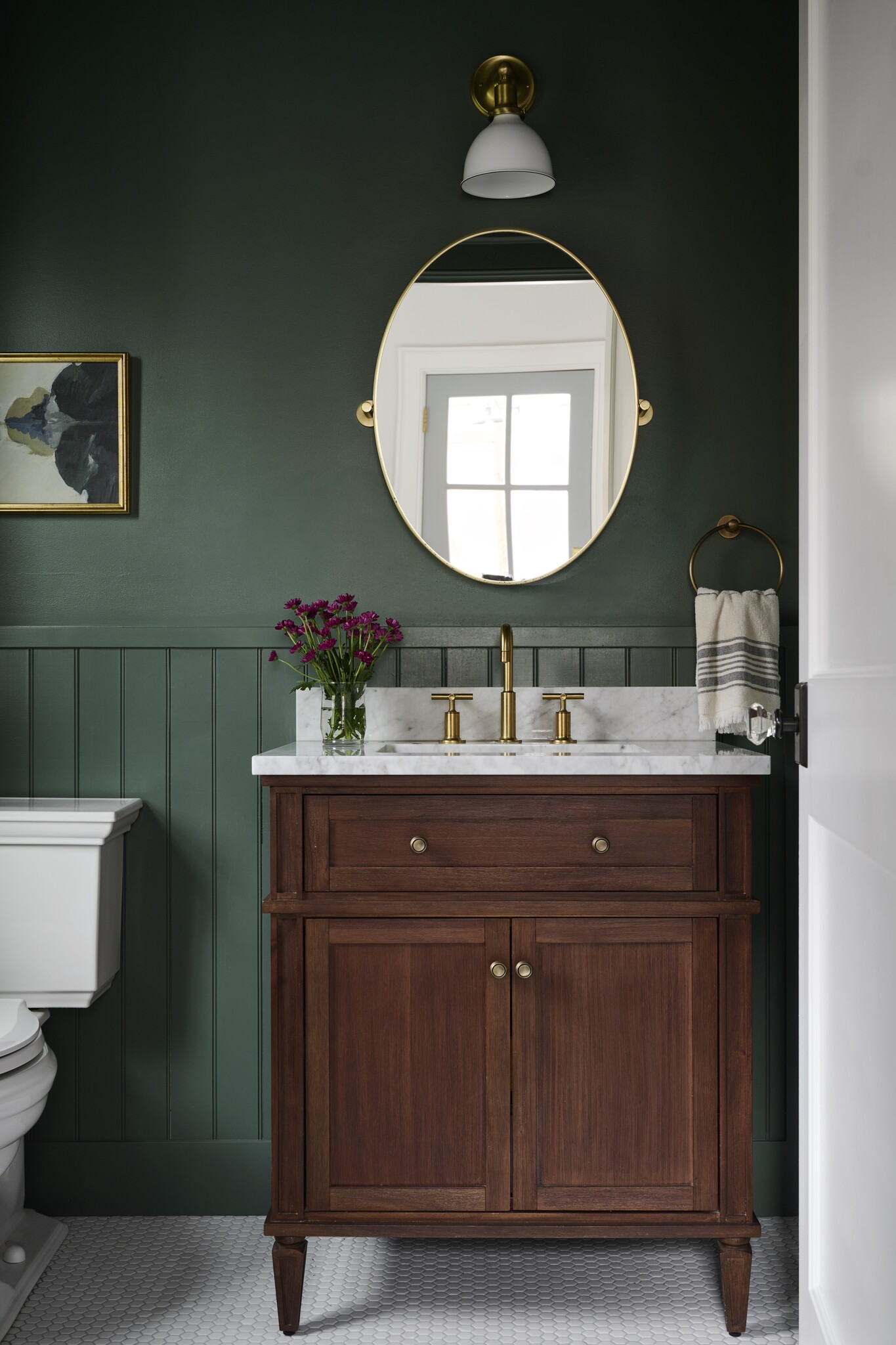 Dark Green Bathroom Paint Colors