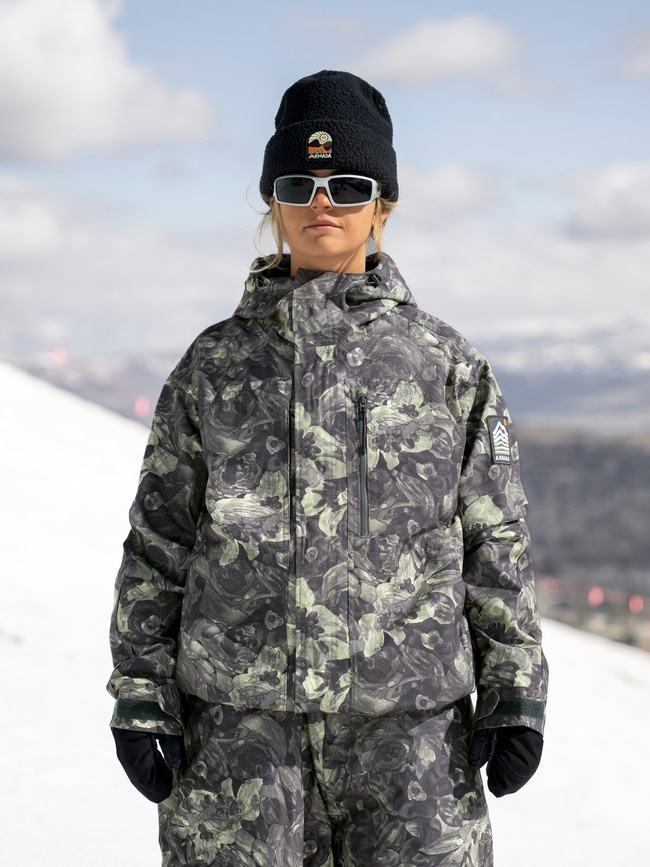 ELVY 2L SHELL JACKET FLORAL 2025 - Slope Style Ski + Bike