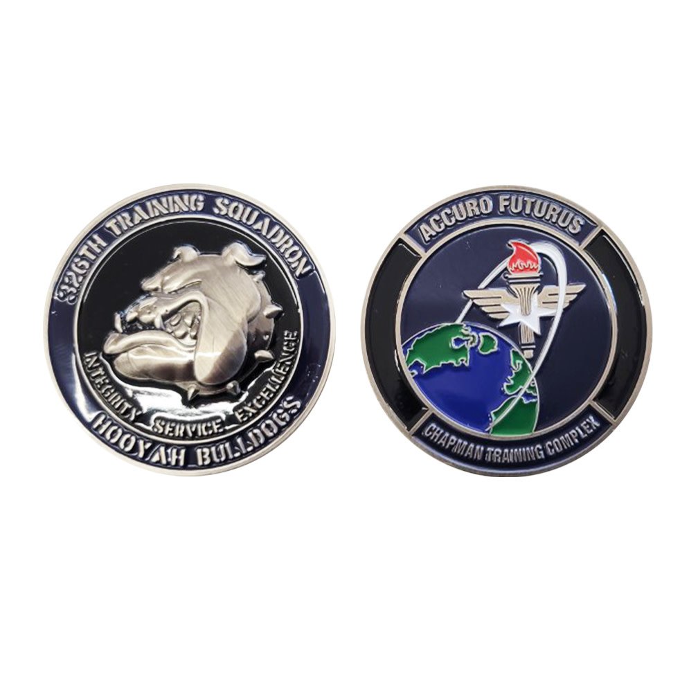 326th Bulldogs Squadron Challenge Coin - Lackland Shirt Shop
