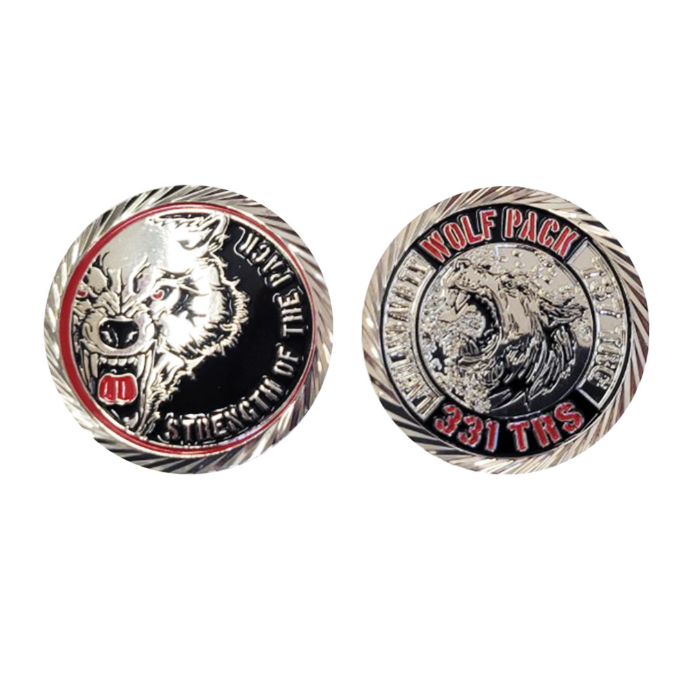 331ST Wolfpack Squadron Challenge Coin - Lackland Shirt Shop