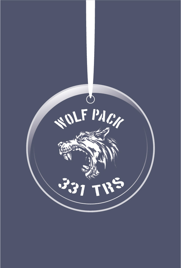 331st Squadron Glass Ornament - Lackland Shirt Shop