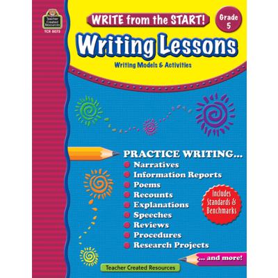 Write from the Start! Writing Lessons Grade 5 - Educational Outfitters