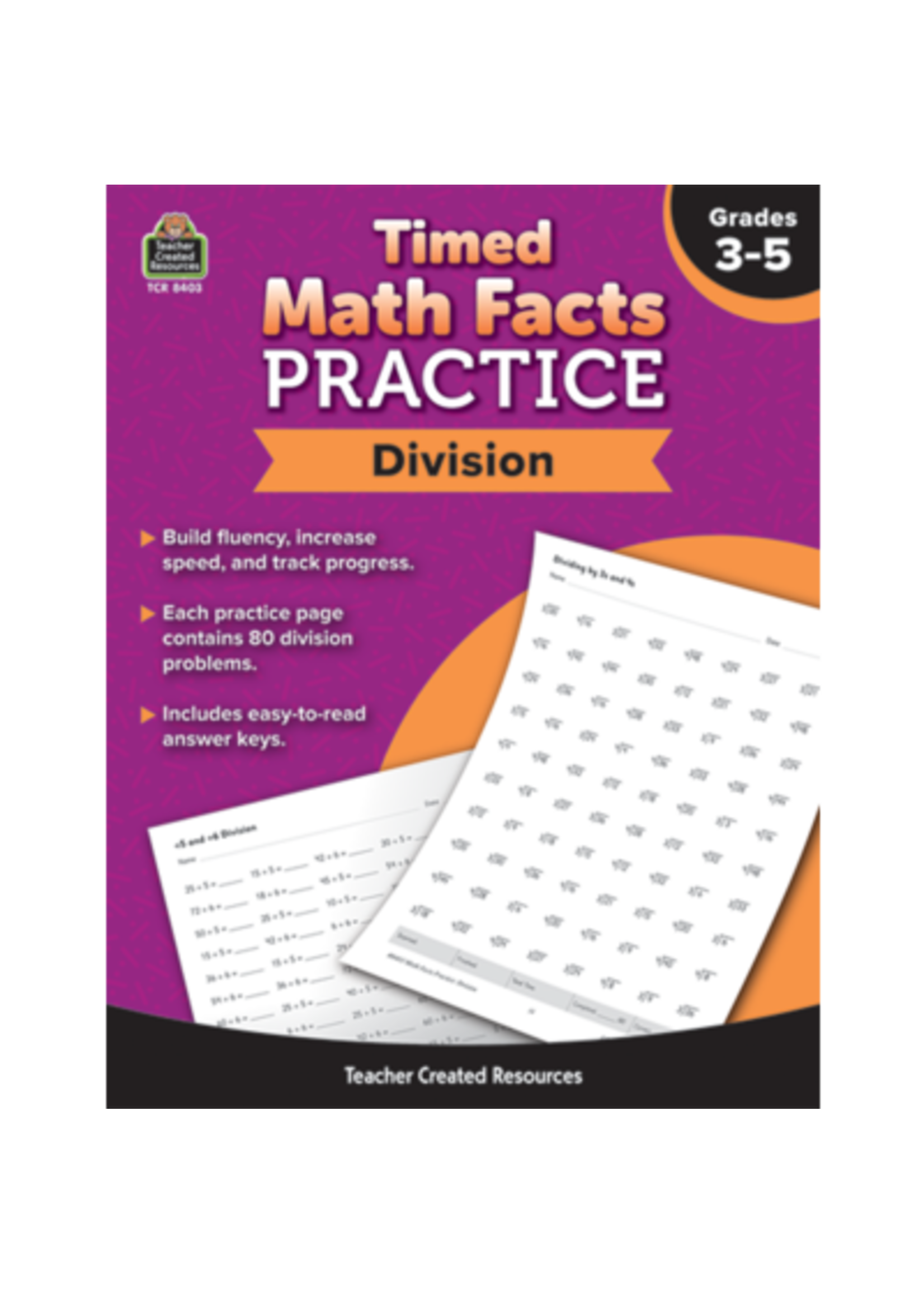 TIMED MATH FACTS - DIVISION - Educational Outfitters