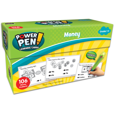 Power Pen Learning Cards: Money - Educational Outfitters