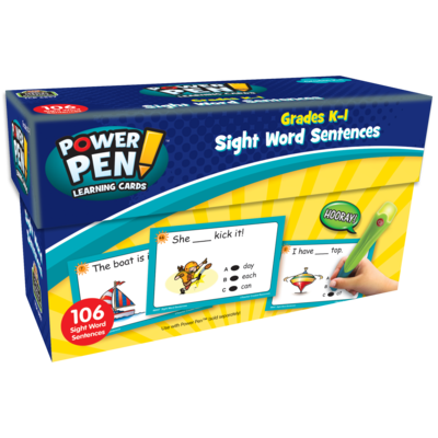 Power Pen Learning Cards: Sight Word Sentences - Educational Outfitters