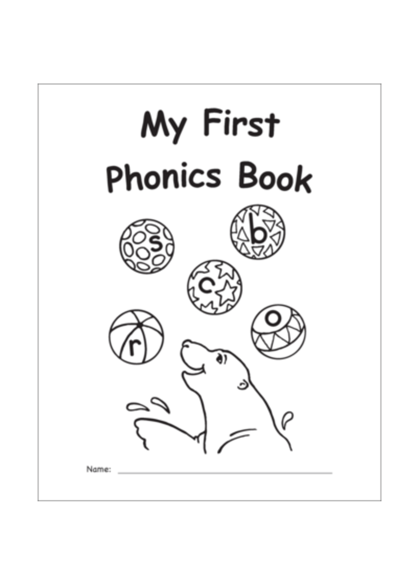 MY FIRST PHONICS BOOK - Educational Outfitters