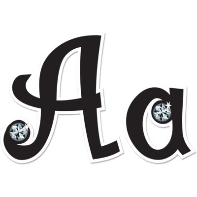5" Bling Letters with Jewels - Educational Outfitters