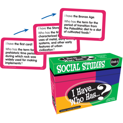 I Have, Who Has Social Studies Game Grade 6 - Educational Outfitters