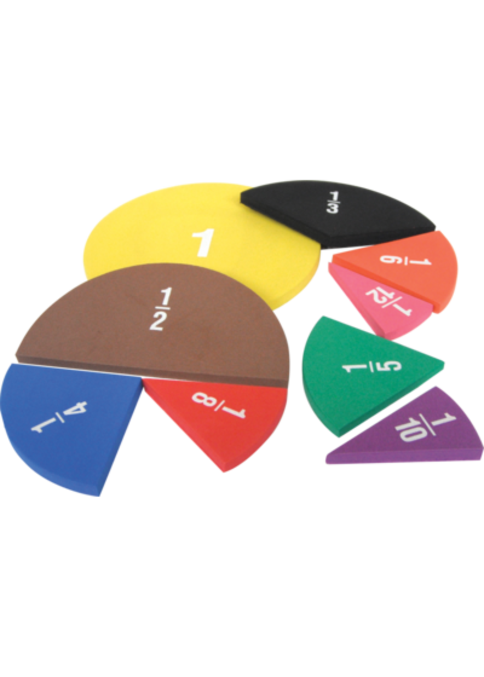 FRACTION CIRCLES FOAM - Educational Outfitters