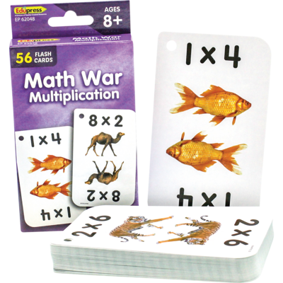 Math War Multiplication Flash Cards - Educational Outfitters