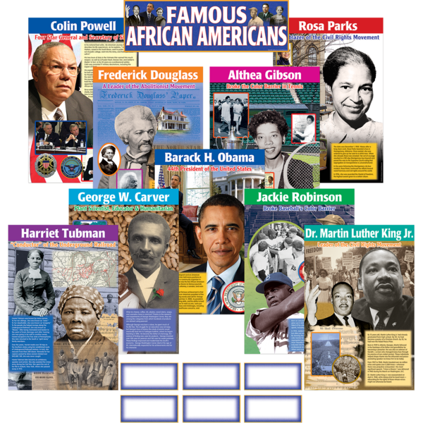 Famous African Americans Bulletin Board Display Set - Educational ...