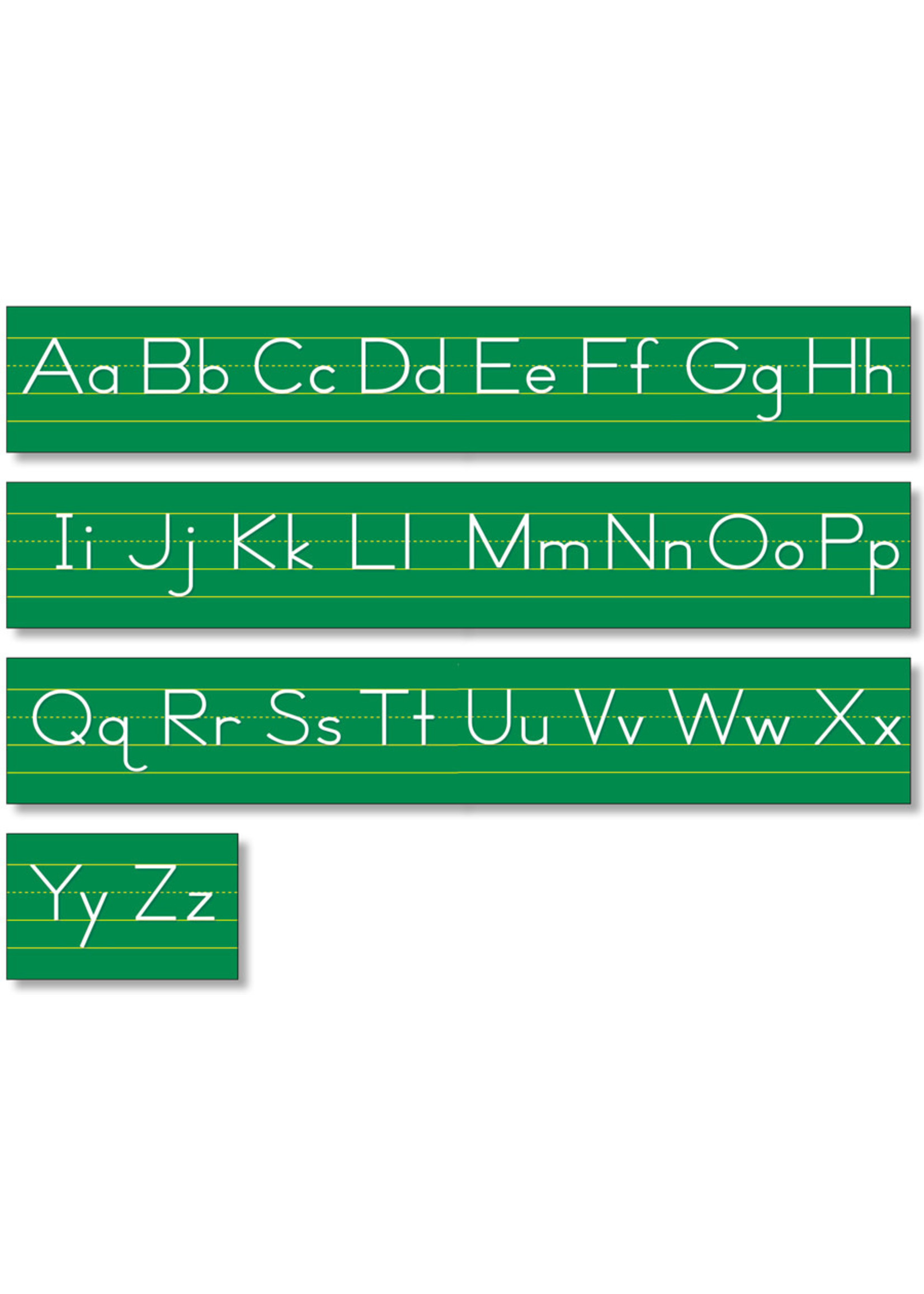 BBS ALPHABET LINE TRADITIONAL MANUSCRIPT - Educational Outfitters