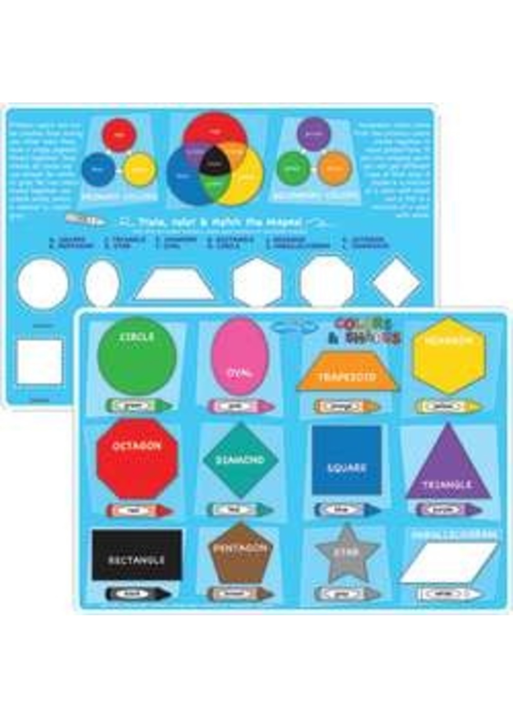 LEARNING MAT COLORS & SHAPES - Educational Outfitters