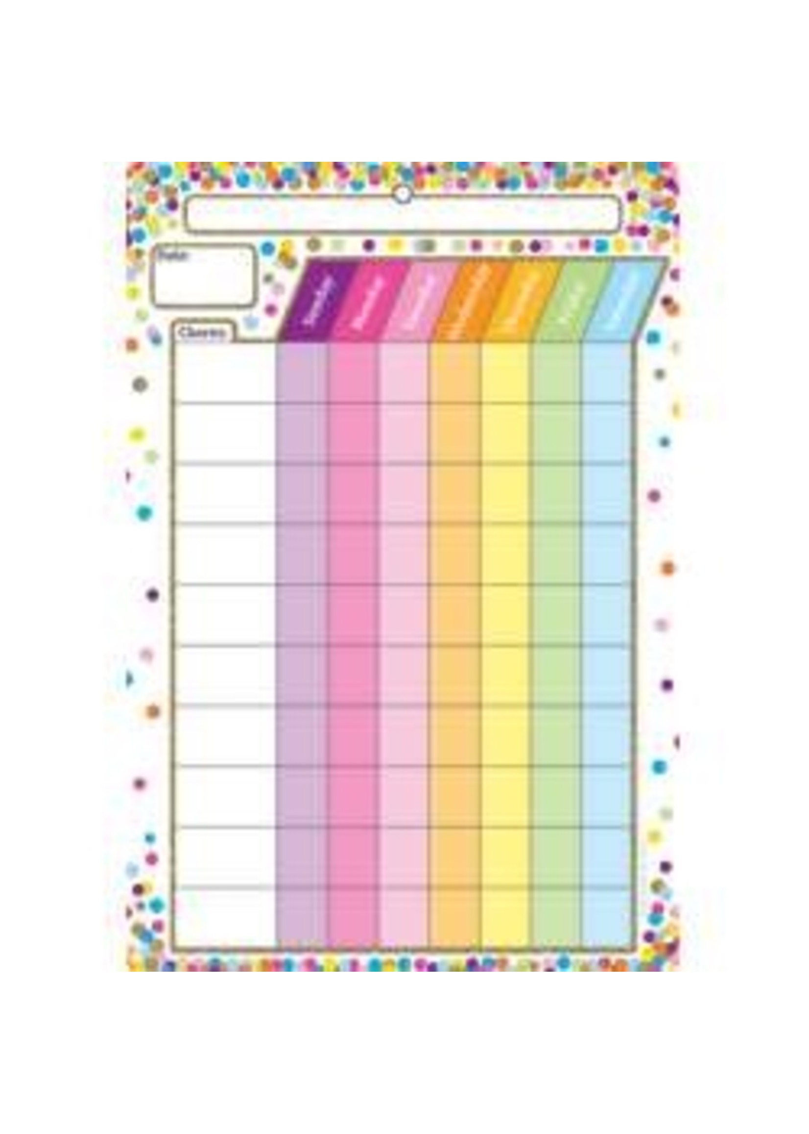 POLY CHT CHORES CONFETTI - Educational Outfitters