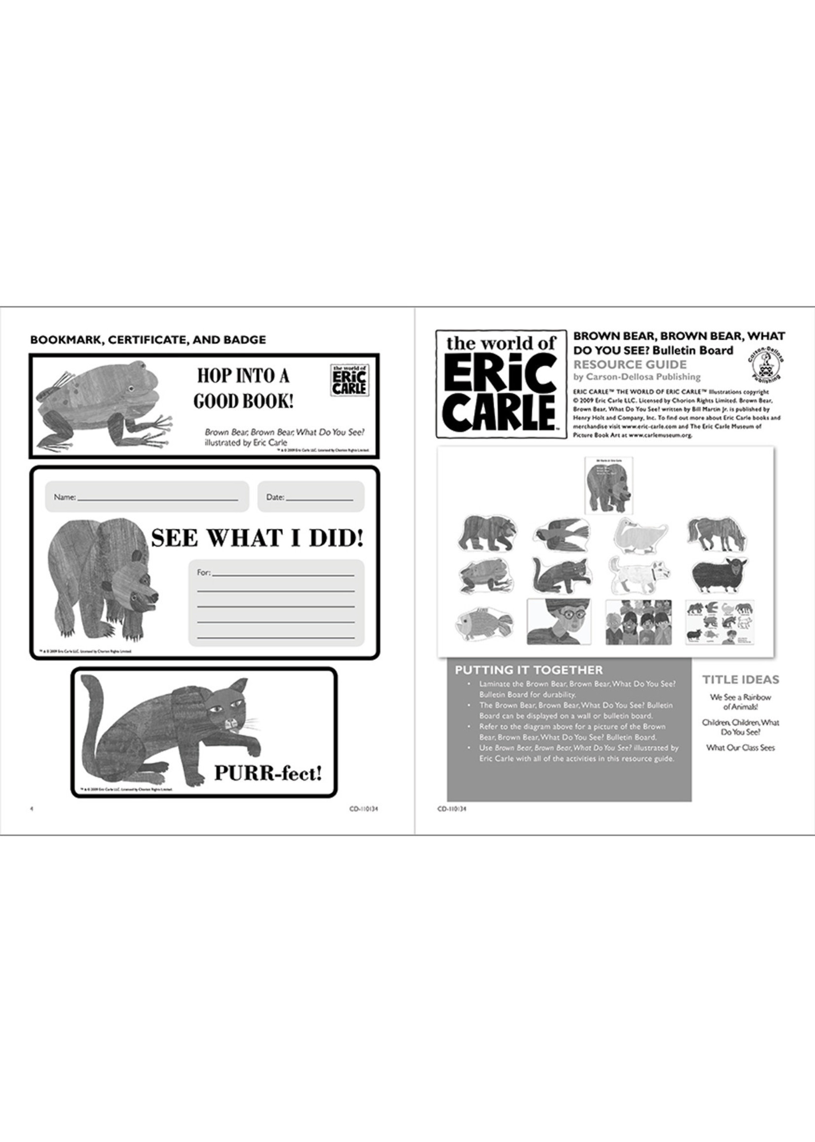 BBS BROWN BEAR WHAT DO YOU SEE - Educational Outfitters