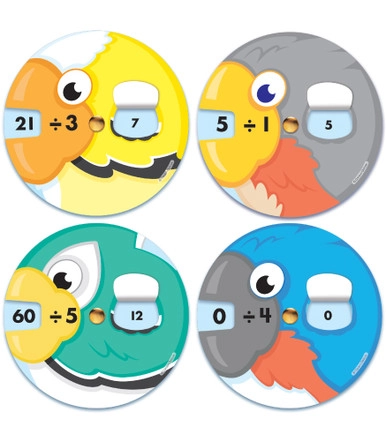 EZ-Spin: Division Facts Manipulative Grade 3-5 - Educational Outfitters