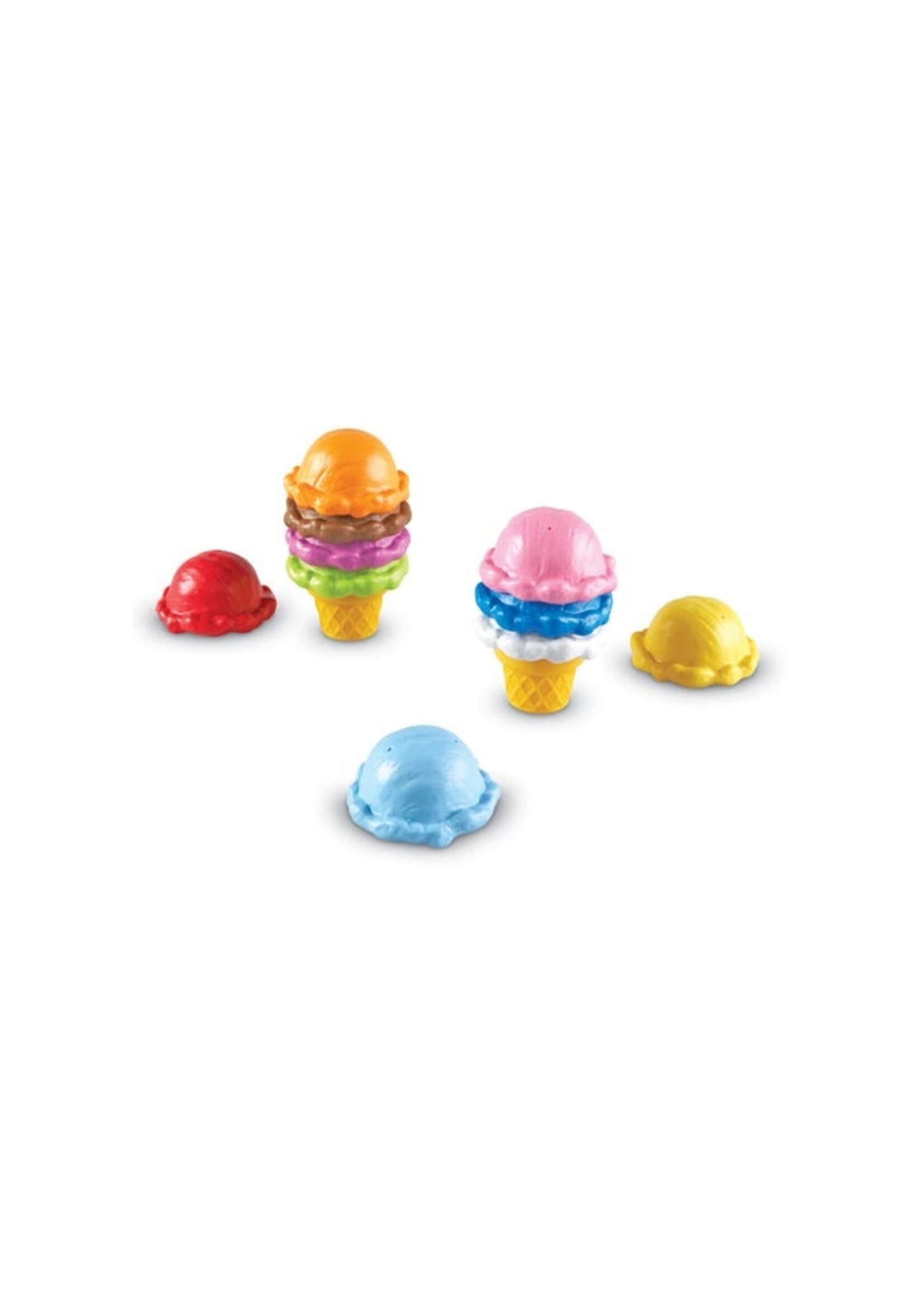 RAINBOW COLOR ICE CREAM CONES - Educational Outfitters