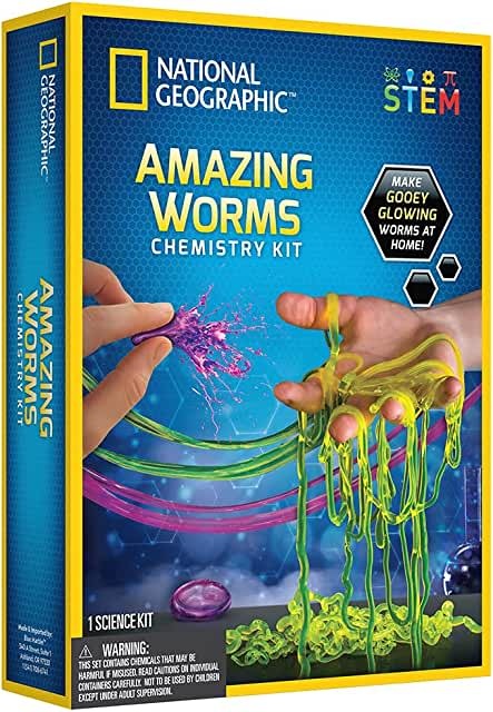 National Geographic – Amazing Worms Chemistry Kit - Educational Outfitters