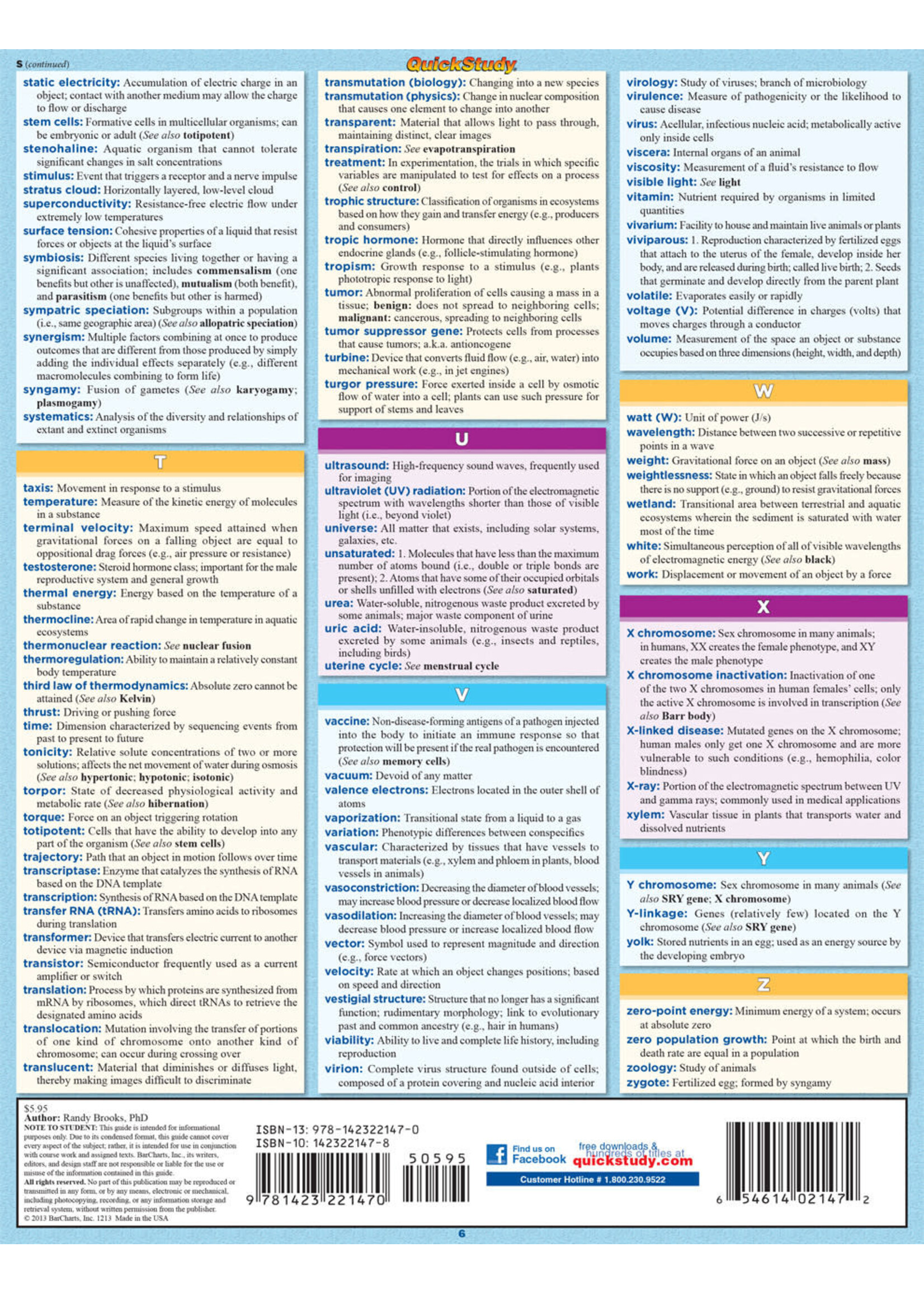 SCIENCE TERMINOLOGY - Educational Outfitters