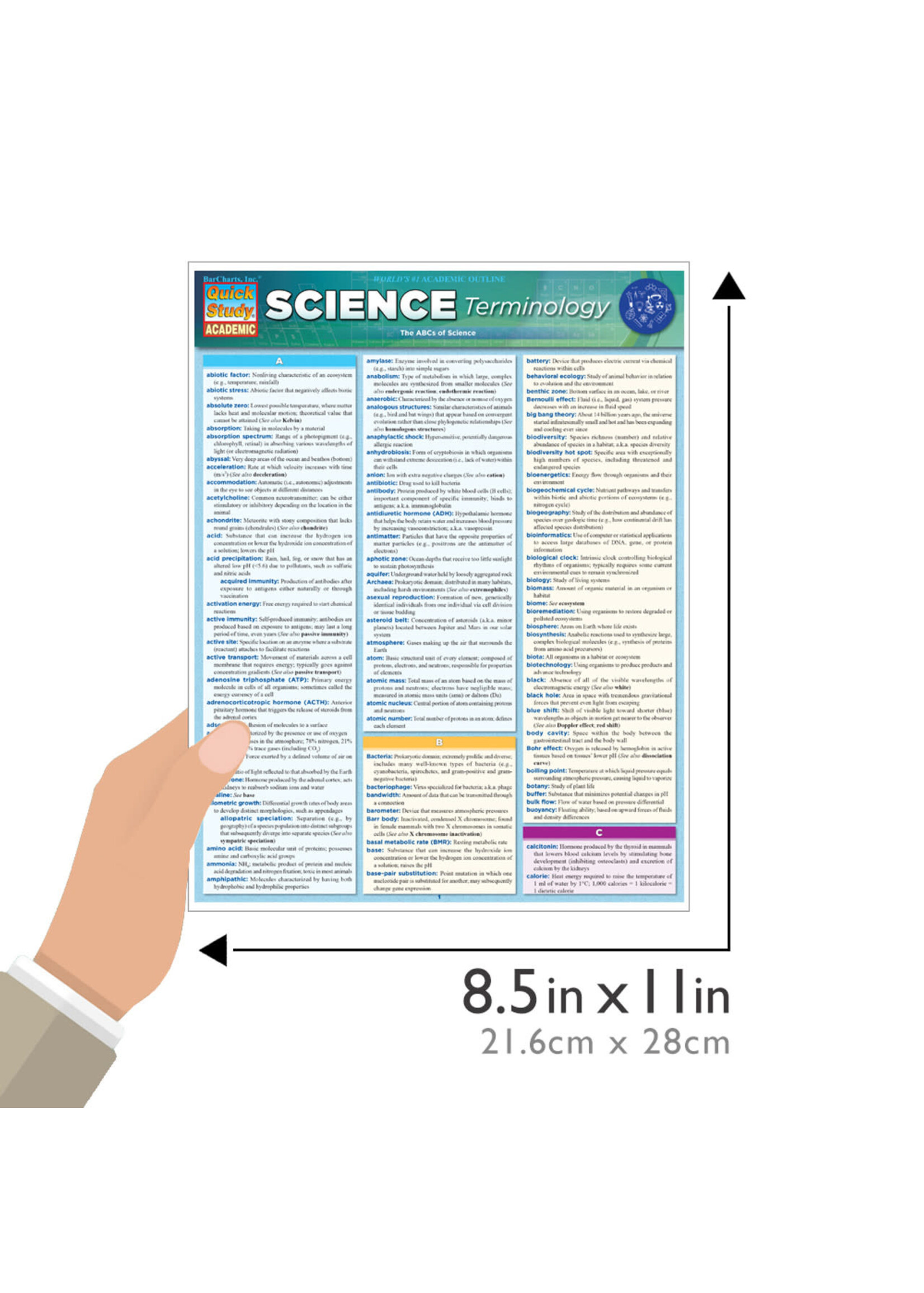 SCIENCE TERMINOLOGY - Educational Outfitters