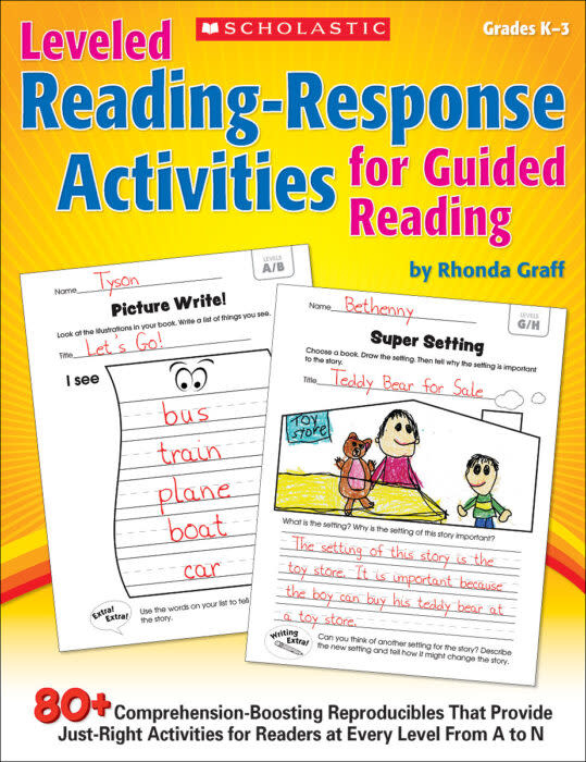 Leveled Reading-Response Activities for Guided Reading - Educational ...