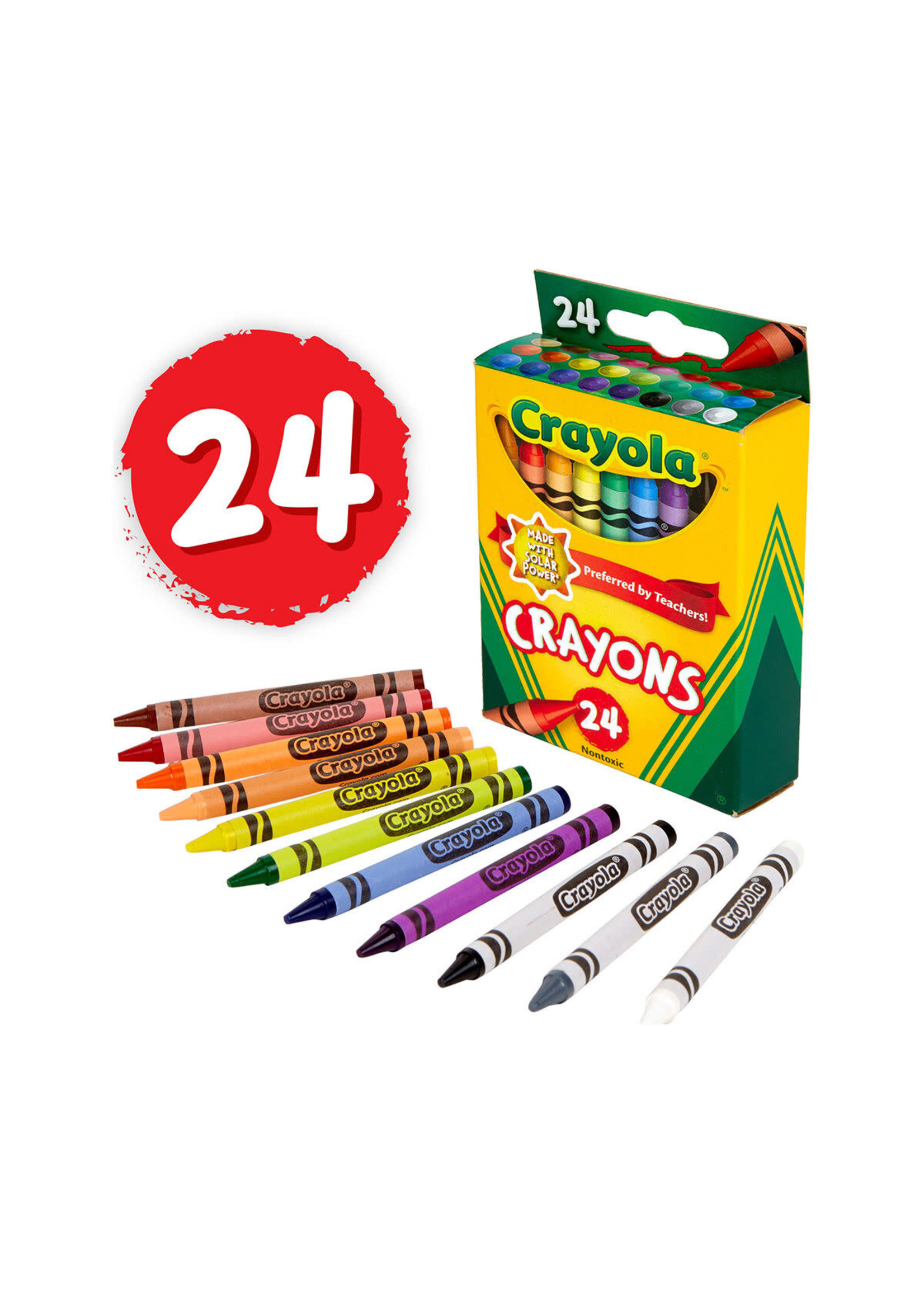 CRAYOLA CRAYONS 24 CT - Educational Outfitters