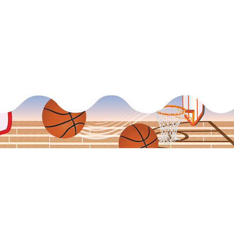 Basketball Deco Trim - Educational Outfitters