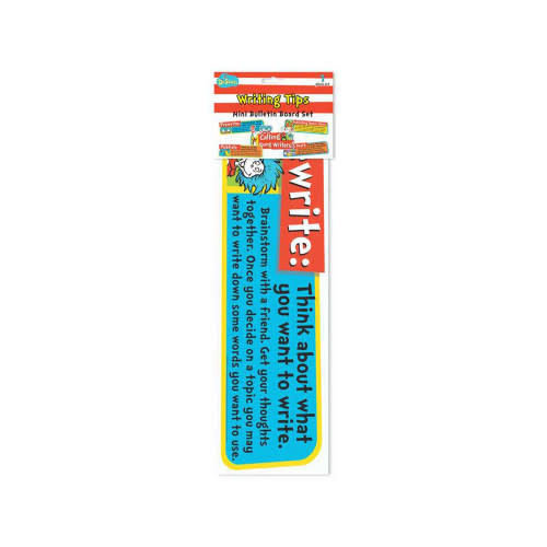Dr. Seuss Writing Tips Mini Bulletin Board Set - Educational Outfitters