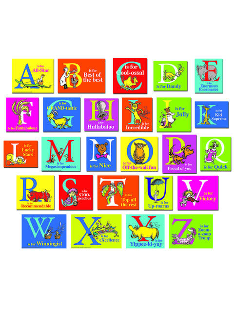 Dr. Seuss Encouraging & Positive ABC Mini Bulletin Board Set ...
