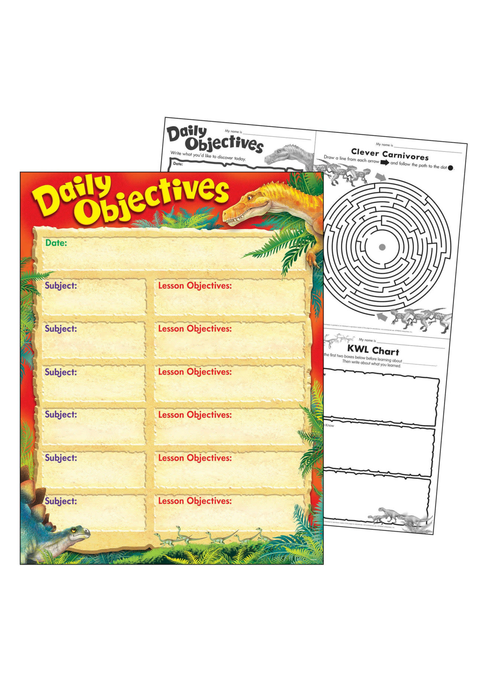 CHT DAILY OBJECTIVES DISCOVERING DINOSAURS - Educational Outfitters