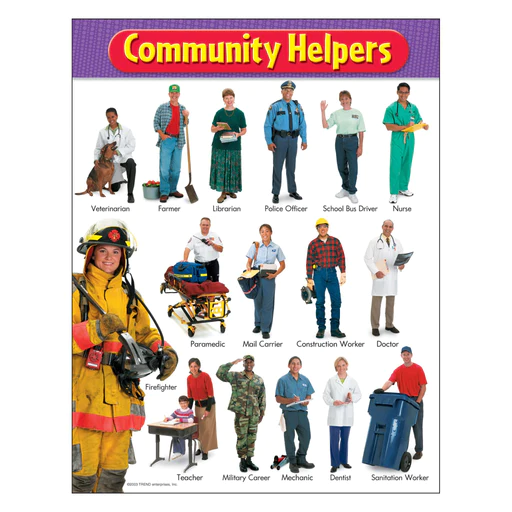 Community Helpers Learning Chart - Educational Outfitters